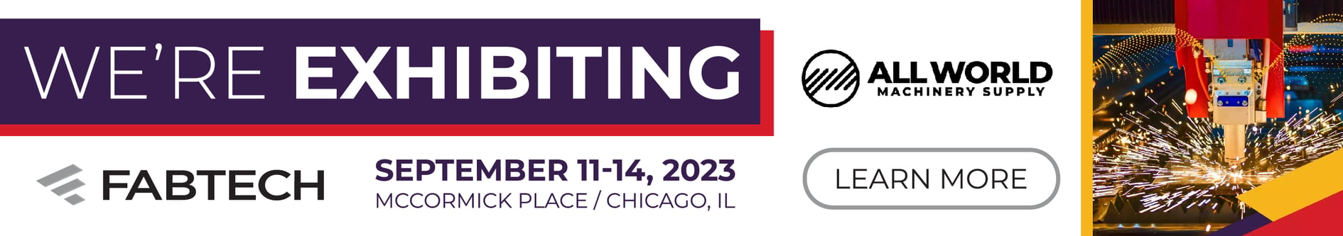 FABTECH 2023 出展のご案内（北米最大の金属加工技術展）